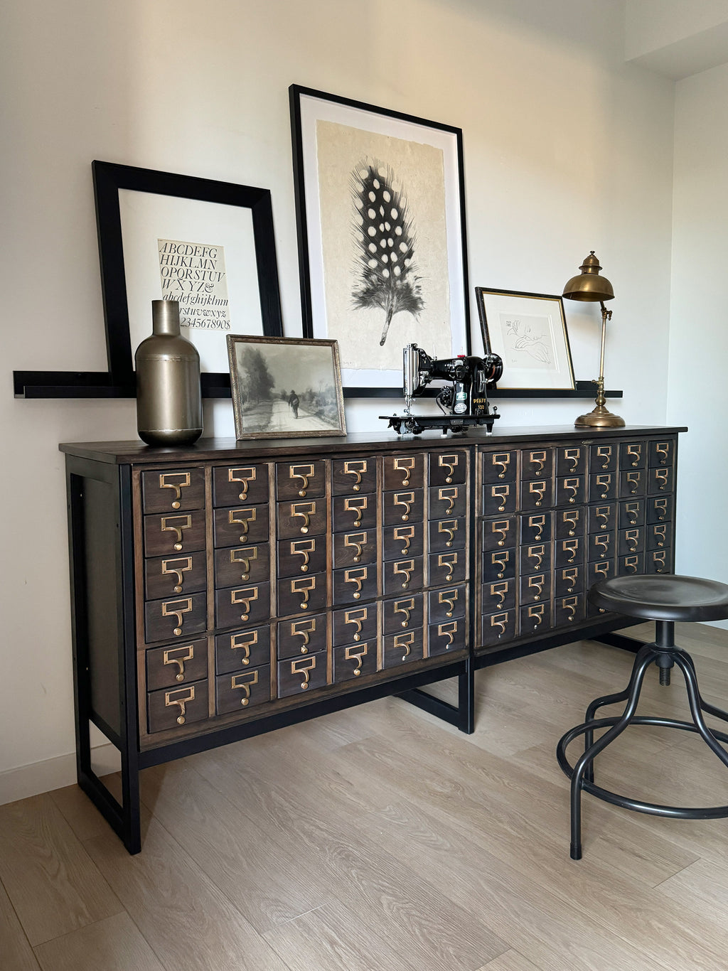 **SOLD** Vintage Remington Mid-Century One-of-a-Kind Lateral Library C ...