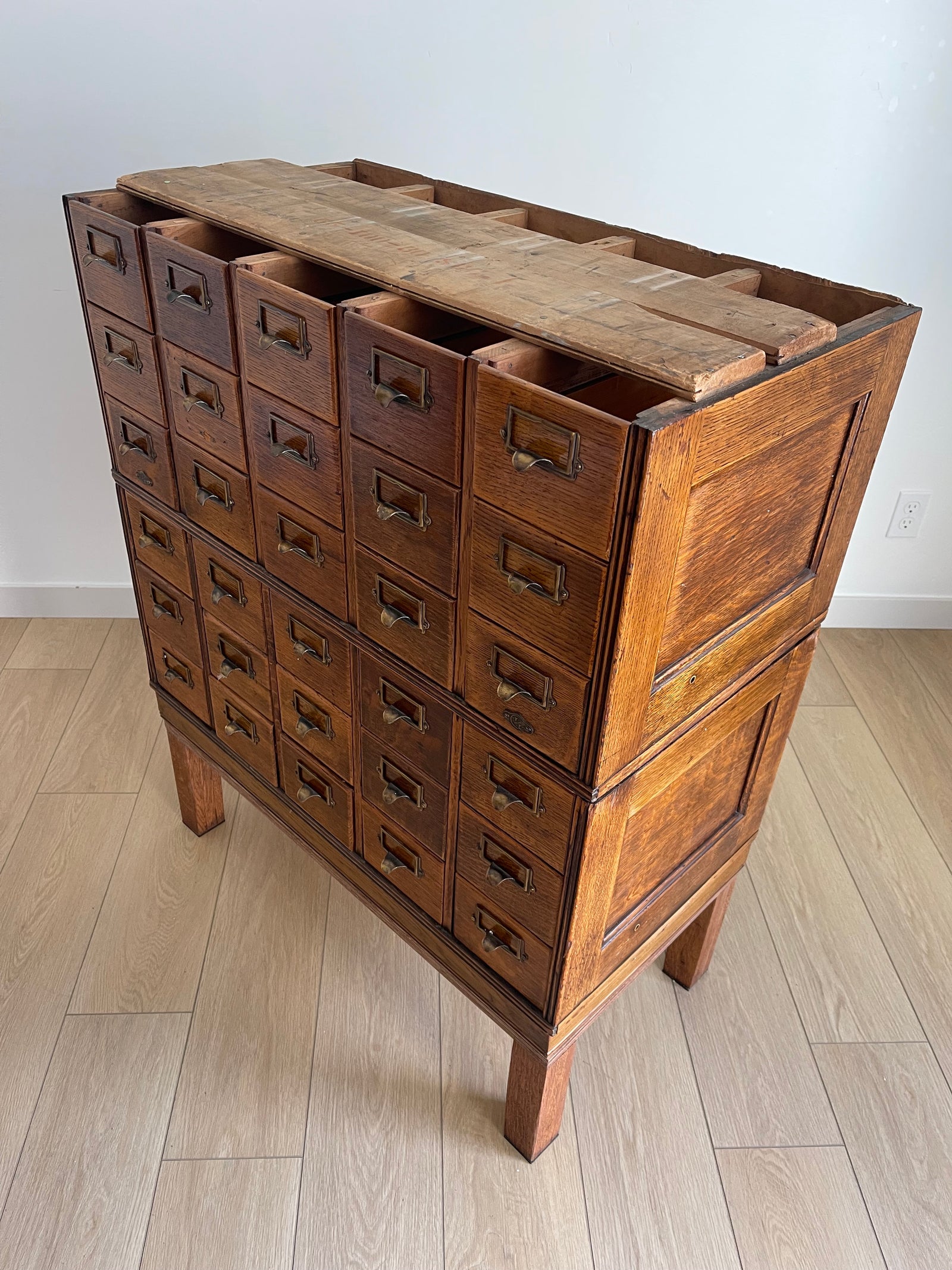 Antique Library Card Catalog Cabinet Dishfunctional Designs: Vintage